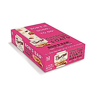 Bob's Red Mill Peanut Butter Jelly & Oats Bob's Bar, 1.76 Ounce (Pack of 12)