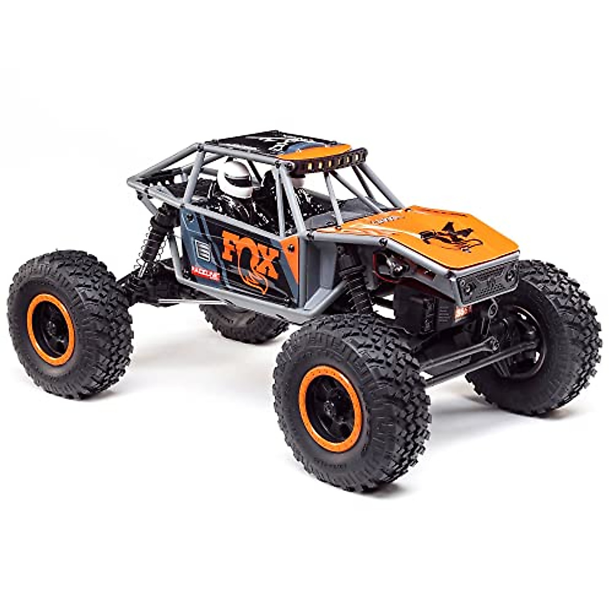 Axial RC Crawler 1/18 UTB18 Capra 4 Wheel Drive Unlimited Trail Buggy RTR (Battery and Charger Included) Grey, AXI01002T2,Grey/Orange