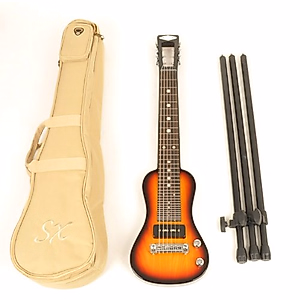 SX Lap 2 Ash 3TS Electric Lap Steel Guitar w/Bag