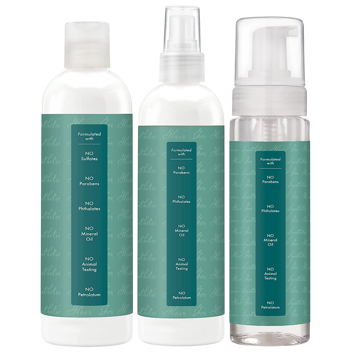 Shea Moisture Wig & Weave 3pc Bundle, Residue Remover Shampoo (13 Oz) + 2in1 Detangler Leave In Wig Conditioner (8 Oz) + Mousse (7.5Oz), Oil for Wigs, Wig Spray for Synthetic Wigs