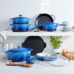 Le Creuset Multifunction Pan, 2.5 qt, Exclusive Color: Azure Blue