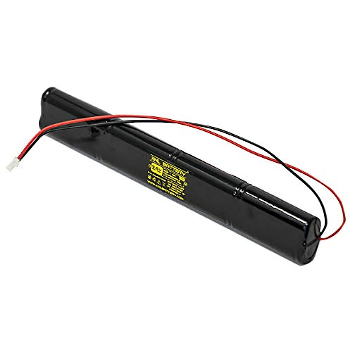 XML Battery BBAT0044A BBAT0043A Unitech AA900MAH 9.6V 900mAh BAT9.6V700 Ni-CD Rechargeable Battery Pack Replacement for Exit Sign Emergency Light