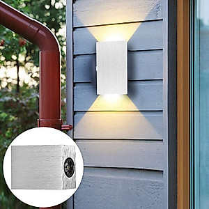 01 Warm White Bulb Wall Mounted Lamp, LED Wall Light, Garden Corridor Lights Garden Lights Home Decoration for Ground/Garden Indoor Outdoor