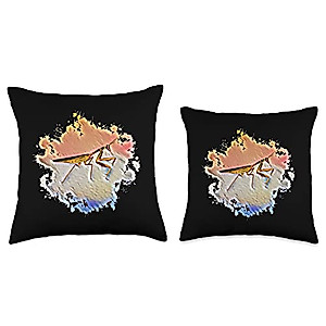 Mantis - Insects Men Women Kids Boys Girls Gift Mantis Throw Pillow, 16x16, Multicolor