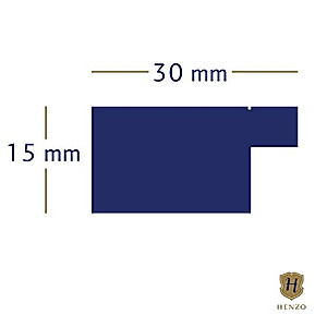 Henzo Frisco Bay Picture Frame, 40x50cm, Dark Grey