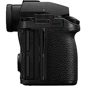 Panasonic Lumix S5 IIX Mirrorless Camera (DC-S5M2XBODY) + 64GB Memory Card + Corel Photo Software + DMW-BLK22 Battery + Charger + Card Reader + Case + Flex Tripod + Cleaning Kit + More