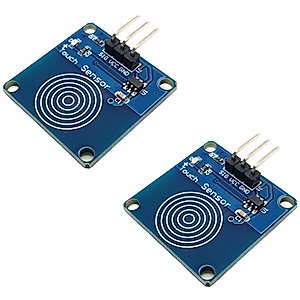 DIYables Touch Sensor Button Switch for Arduino, ESP32, ESP8266, Raspberry Pi, 2 Pieces