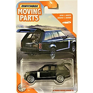 DieCast Matchbox Moving Parts 2018 Range Rovers Vogue SE, [Black] 1:64 Scale
