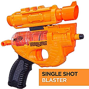 Nerf Holdout Doomlands Toy Blaster with Detachablex 40Mm & 2 Official Doomlands Elite Darts for Kids, Teens, & Adults