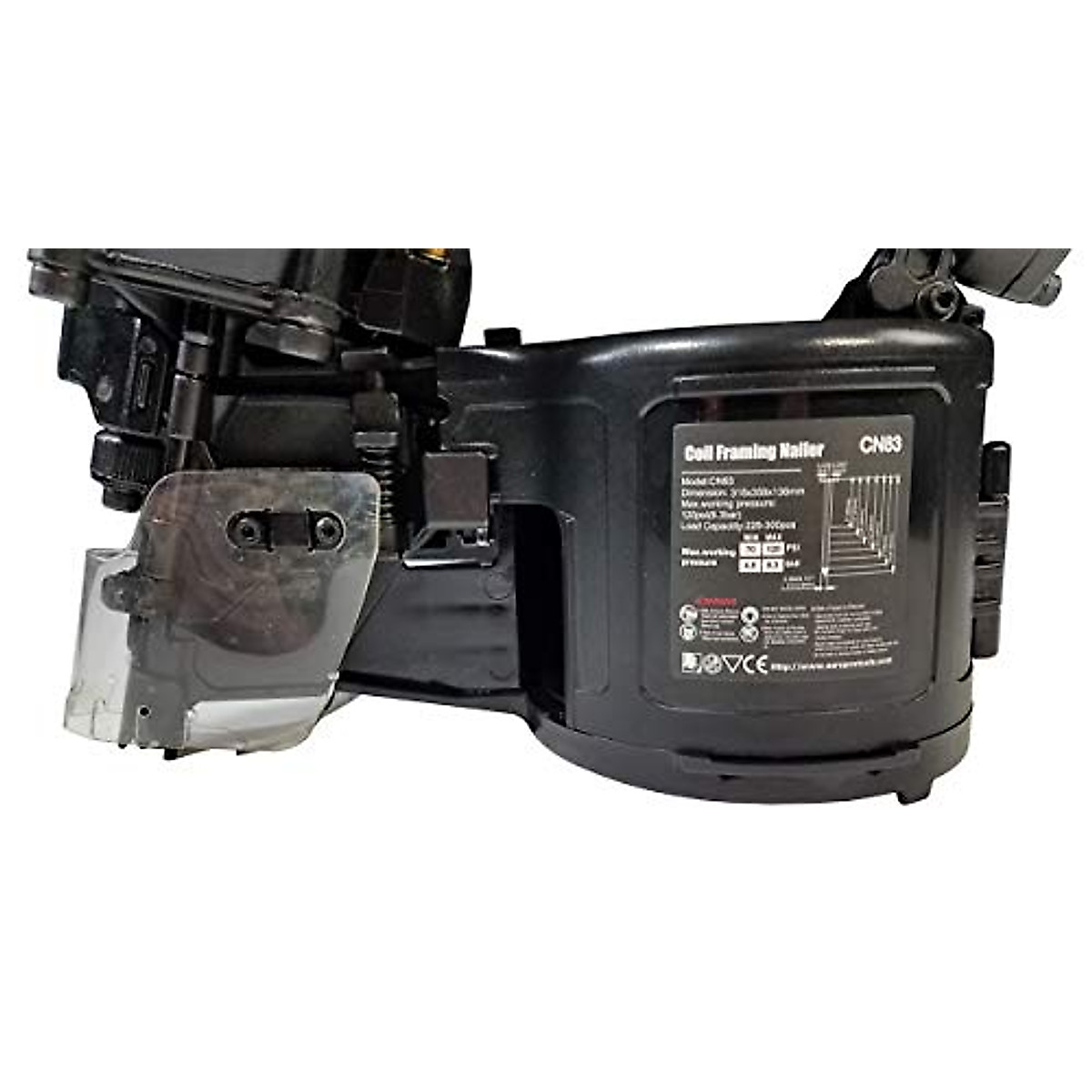 AeroPro CN83 Coil Framing Nailer 2” to 3-1/4”