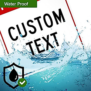 Reserved Parking Sign, Custom Parking Signs for Business, 10x14 Inches, Rust Free .040 Aluminum, Fade Resistant, Made in USA by My Sign Center (Post Holes)