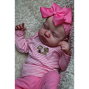 iCradle 20-inch Lifelike Reborn Baby Doll - Realistic Silicone Newborn Toddler Toy for Ages 3+ (013)