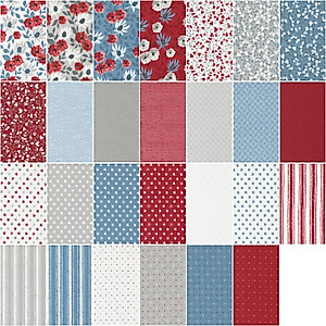 Old Glory Layer Cake®, 42-10" Precut Fabric Quilt Squares by Lella Boutique