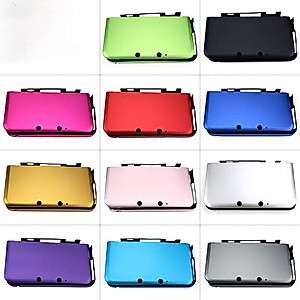 GGZone Aluminum Hard Metal Box Protector Cover Plate Protective Case Housing Shell for Nintend 3DS LLXL (Purple)