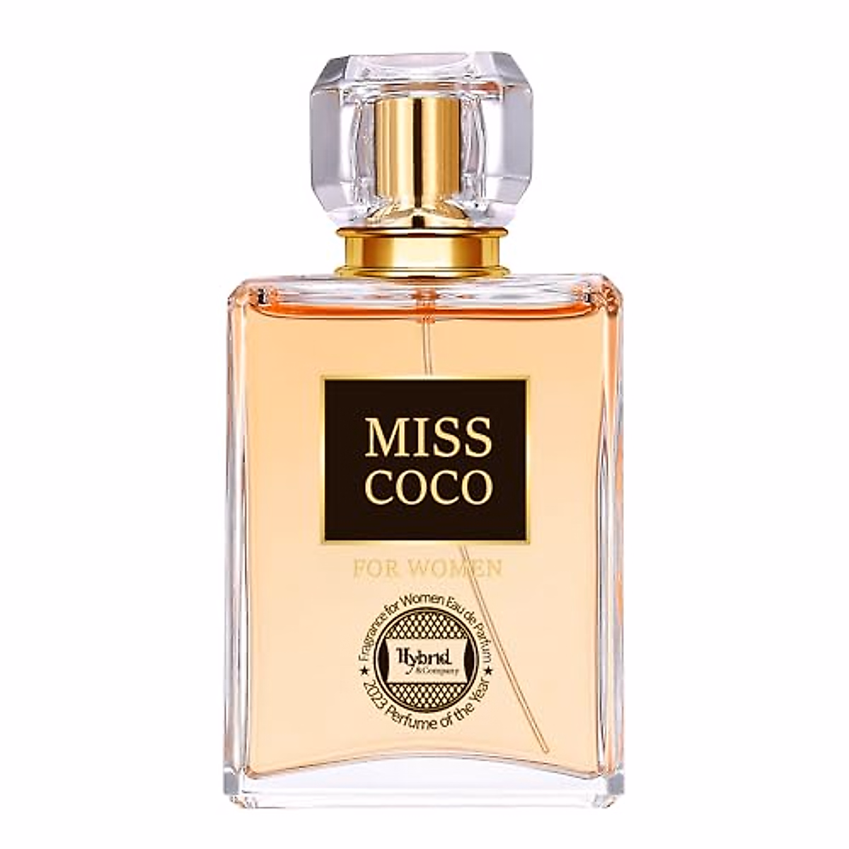 Hybrid & Company Miss Coco Fragrance for Women Eau De Parfum Natural Spray Sensual Scent, 3.4 Fl Oz