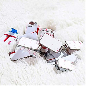 VORCOOL Outdoor Towel Hooks Adhesive Hooks Sticky Wall Hooks, Towel Hanger Stick on Hooks for Hanging Door Cabinet Kitchen Bathroom Home Heavy Duty Metal Hangers