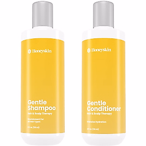 Hair Growth Shampoo and Conditioner for Men and Women with Manuka Honey - Best for Thinning Hair and Hair loss - Sulfate-Free Shampoo and Conditioner for Color-Treated Hair and Hydrating Shampoo (4oz)