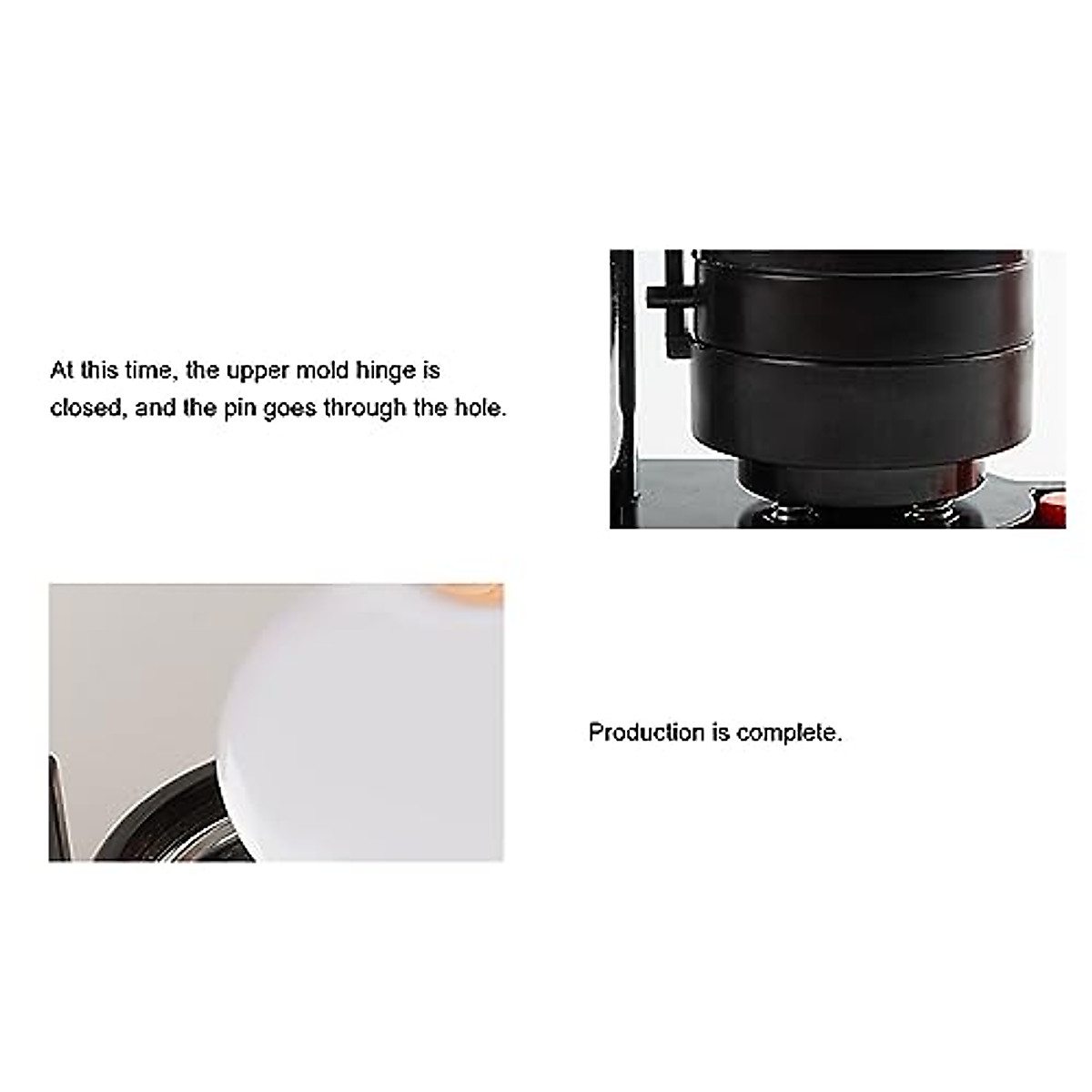 Button Maker Machine, Multiple Sizes 1+1.25+2.25 Inch DIY Pins Badge Button Pressing Machine, Badge Punch Press with 100pcs Button Parts, Circle Cutter, Magic Book (32mm)