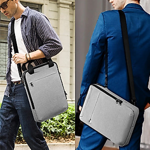 SITHON Laptop Shoulder Bag for 13.6-inch MacBook Air M3/A3113 M2/A2681 2024-2022, MacBook Pro 14 A2992 A2918 A2779 A2442, MacBook Pro/Air 13, Water-Resistant Cross-Body Commuter Carrying Bag