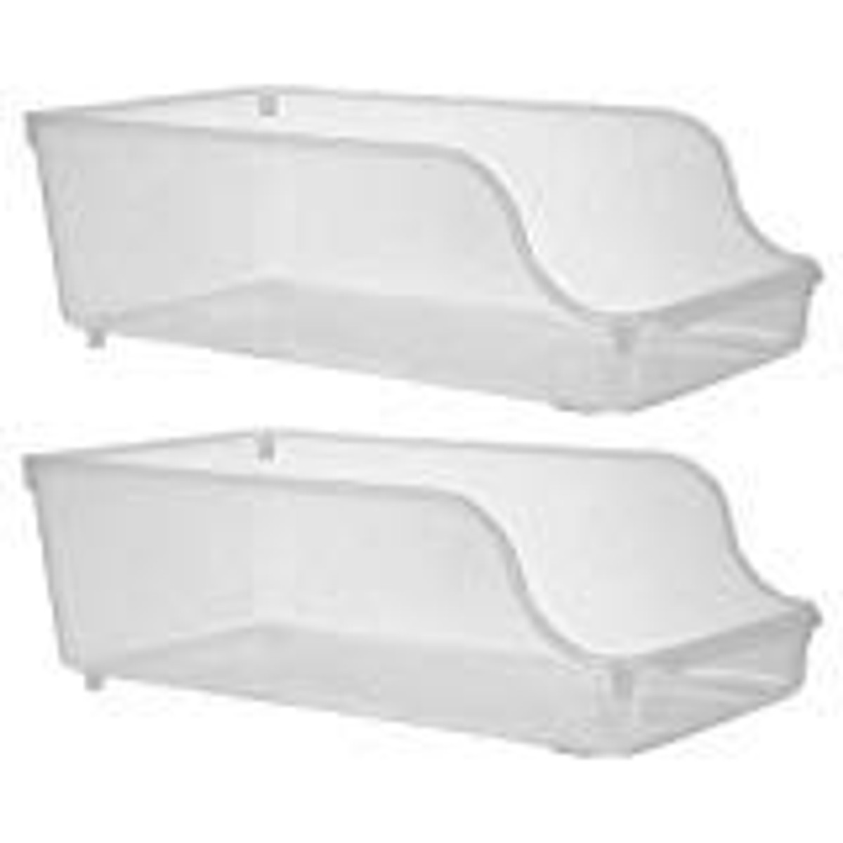 TAVERNIT Plastic Refridgerator Storage Bin Dispenser Fridge Organizer Pull Out Container Drawer