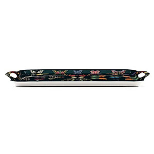 Royal Worcester Pimpernel Botanic Garden Harmony Large Handled Tray