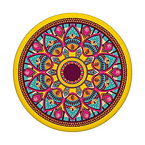 Vibrant Mandala for Peace Relaxation Meditation Aid Focus PopSockets Swappable PopGrip