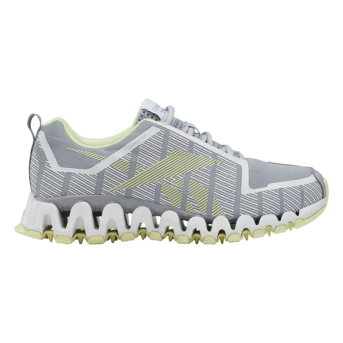 Reebok Women's ZigWild Trail 6 Sneaker, Pure Grey/Citrus Glow, 9