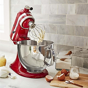 GVODE Stainless Steel Mixer Attachment Fit all Kitchenaid Mixer Bowl，4.5-5Q Tilt-Head for Kitchen Aid Mixing Bowls 5 Quart Stainless Bowl for Kitchenaid