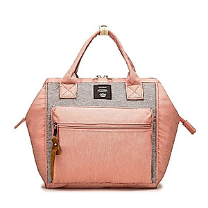 Beaulyn Small Diaper Bag Backpack, Mini Diaper Tote & Portable Crossbody Backpack with Insulated Pocket