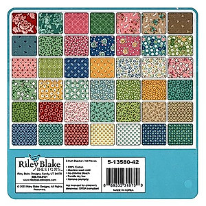 Home Town Riley Blake 5-inch Stacker, 42 Precut Fabric Quilt Squares by Lori Holt