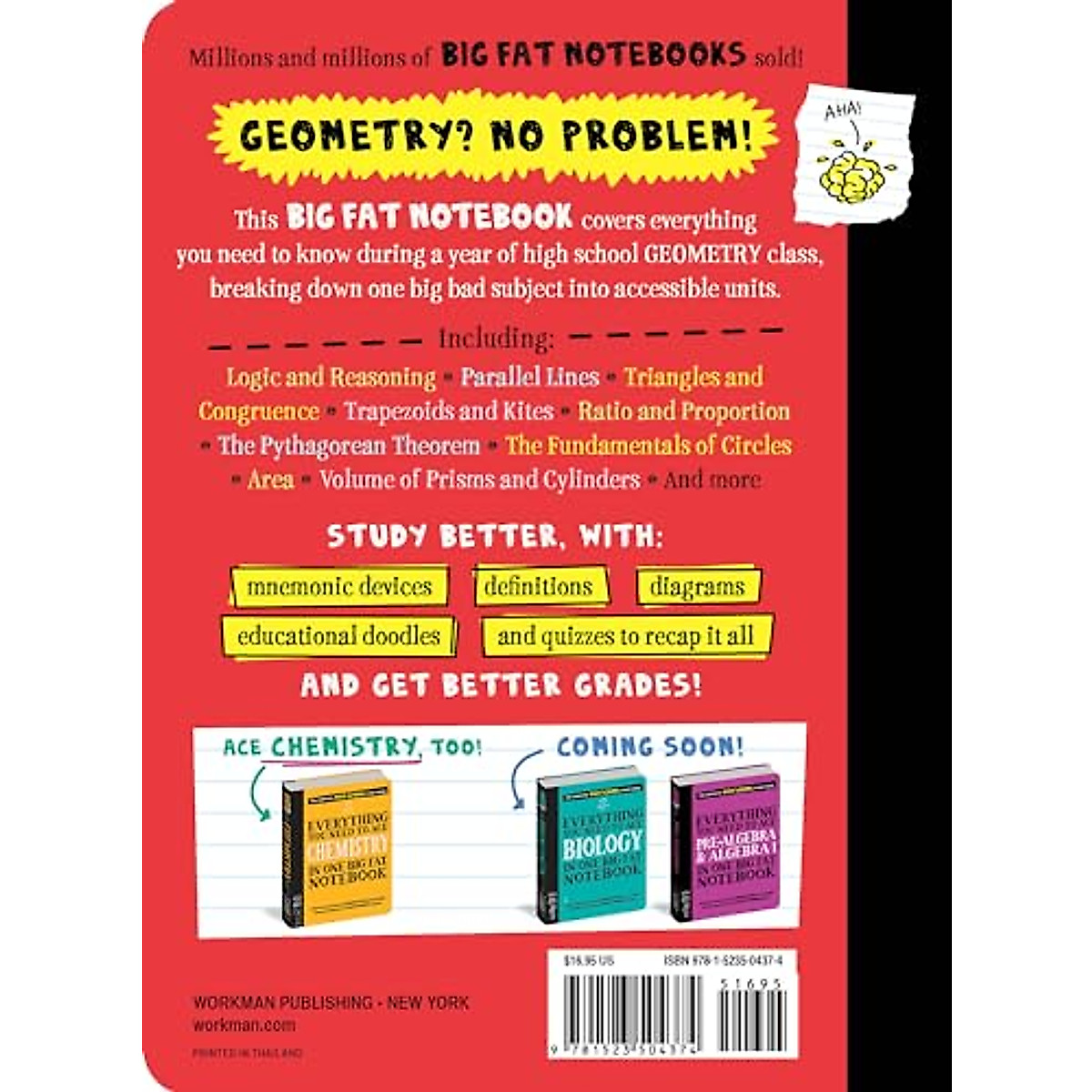 Ace Geometry in One Big Fat Notebook (Big Fat Notebooks)