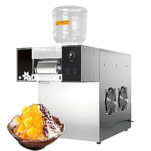 XURUIUS Small Commercial Snowflake Ice Machine, Korean Smoothie Ice Machine, Crushed Ice Machine, Shaved Ice Machine (180KG)