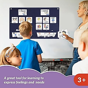 CHEFAN Feelings Chart, Autism Visual Behavior Management, Preschool Teacher Supplies, Daycare Essentials, Social Emotional Learning Activities, Calm Down Corner Classroom Supplies