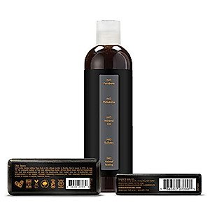 SheaMoisture Bath Face Skin care Kit Body Cleanser for Dull Skin African Black Soap Made with Fair Trade Shea Butter, Aloe Vera, 3 Count