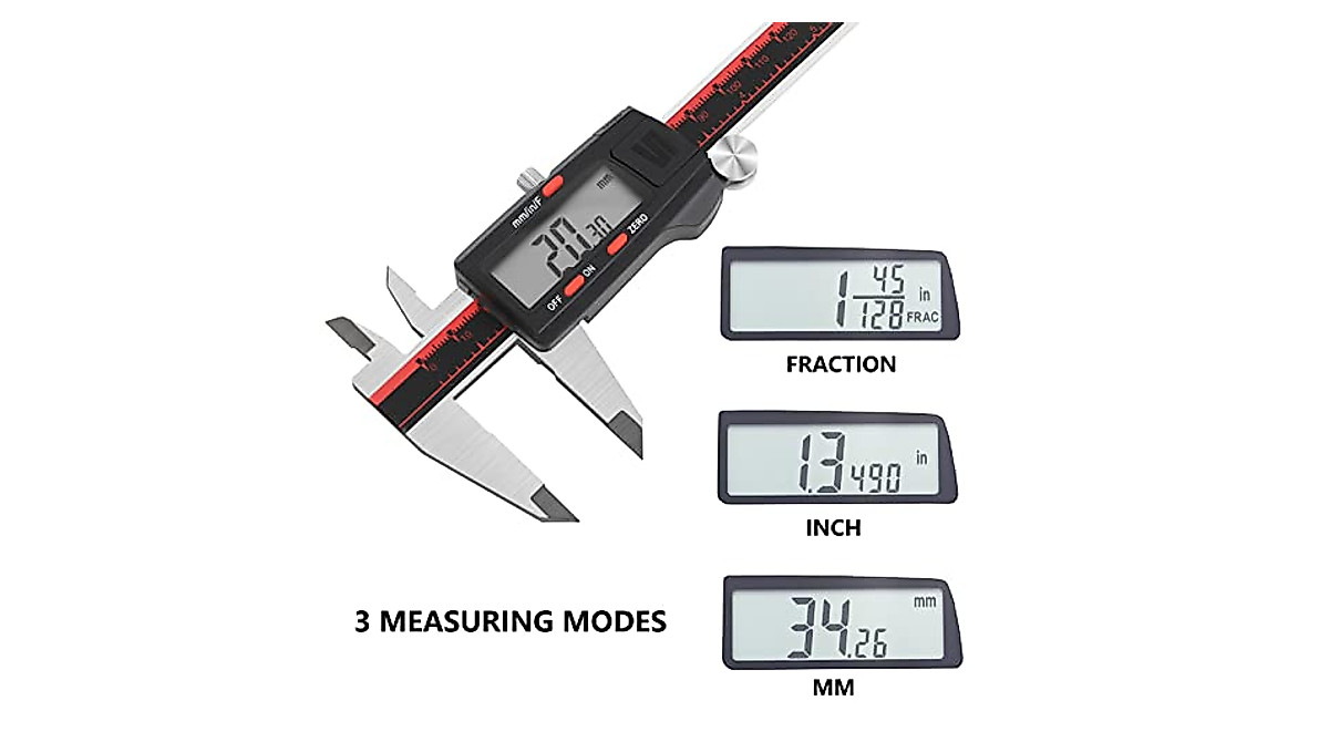 VINCA DCLA-0605 Digital Caliper: 0-6" Precision Tool