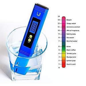 Digital pH Meter - Water Quality Tester, 0.01 High Accuracy and ATC, x6 Calibration Packs - pre calibrated pH Meter for Water, Pool, Soil, Hydroponics, Aquarium, Beer Brewing, Wine, Food, Urine, lab