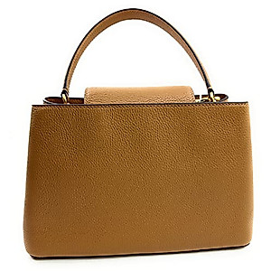 Tory Burch Britten Small Satchel (Tiramisu)