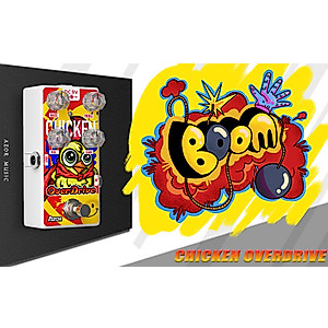 AZOR Overdrive Guitar Effect Pedal Chicken Overdrive Wide Range Pedal for Electric Guitar True Bypass AP505