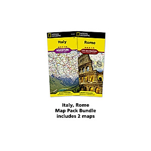 Italy, Rome [Map Pack Bundle] (National Geographic Adventure Map)