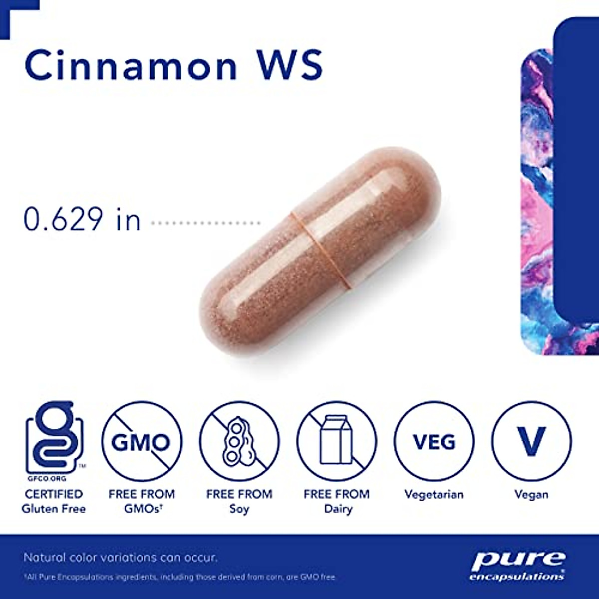 Pure Encapsulations Cinnamon WS | Patented Water-Soluble Extract for Healthy Carbohydrate Metabolism | 120 Capsules