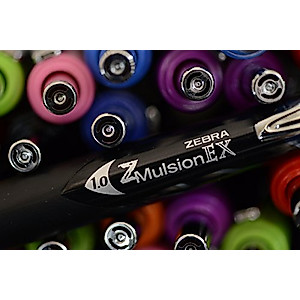 Zebra Z-Mulsion EQ-Refill, 1.0mm, Black Ink, 2-Count