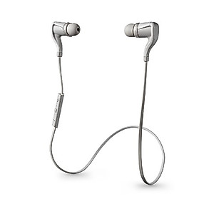 Plantronics BackBeat Go 2 Wireless Hi-Fi Earbud Headphones with Charging Case - Compatible with iPhone and Other Smart Devices - White