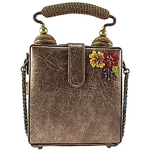 Mary Frances Time of Your Life Top Handle Clock Handbag, Multi