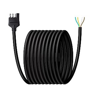 18AWG 20Feet 4 Flat Trailer Wire Trailer Harness 4 Way Flat Trailer Connector 4 Wire Trailer Connector Heavy Duty Cable 4 Pin Trailer Light Plug for Trailers RVs Campers Utility & Boat