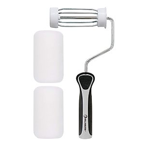 ROLLINGDOG 4 Inch Mini Roller - 3/8" Nap Roller Covers,Small Paint Roller for Wall, Trim, Detail Painting