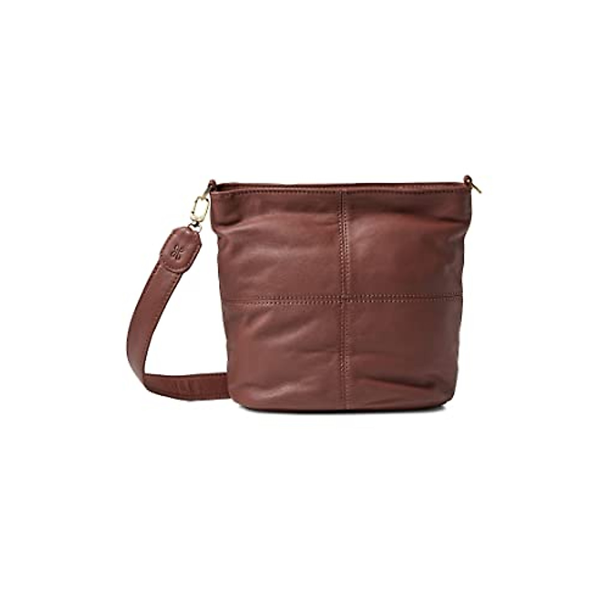 HOBO Gaby Medium Crossbody Bag For Women - Leather Construction With Interior Cotton Lining, Stylish and Trendy Handbag Berry One Size One Size