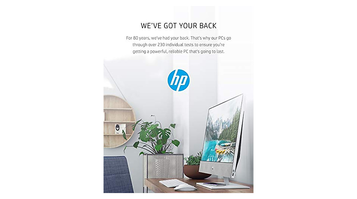HP Pavilion 27-inch All-in-One Desktop, 10th Gen Intel i7-10700T ...