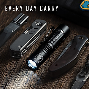 VIPERADE LED Flashlights, Mini Flashlight, Ultra Bright, Powerful Rechargeable Flashlights, Durable Pocket Flashlight for Outdoor, Camping, Hiking and Emergency (MK8)