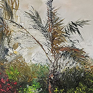 SOLD - Tropical, Landscape By Internationally Renowned Artist Andre Dluhos