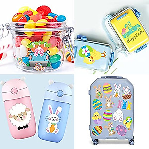 Easter Egg Fillers, 34Pcs Temporary Tattoos Easter Gifts for Kids, Removable Tattoo Easter Stickers for Easter Basket Stuffers, Toddlers Boys Girls Easter Decoration Party Favors Supplies